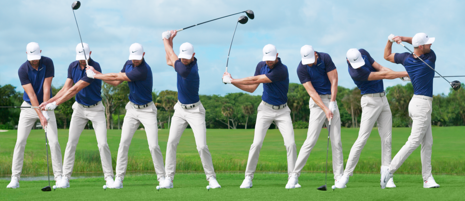 Swing de golf: la secuencia completa.